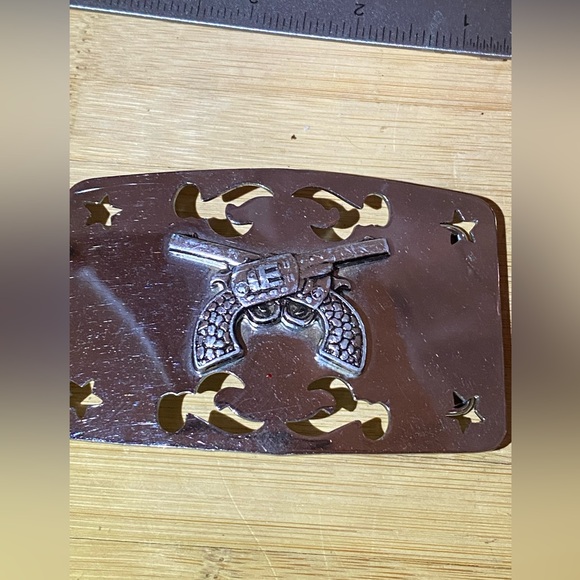 Accessories | Vintage Double Pistol Western Cowboy See Through Chrome ...